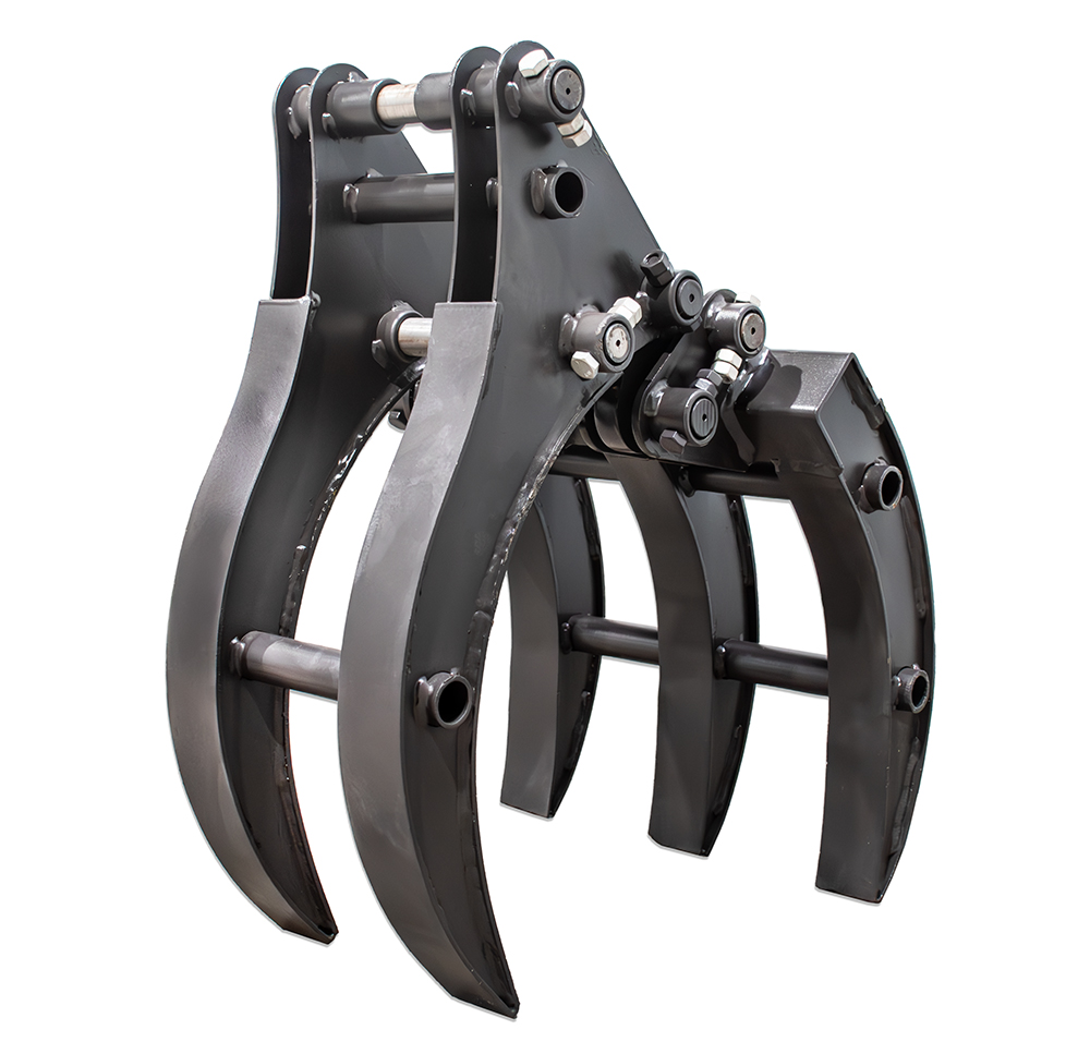 Holzgreifer / Greifzange für Minibagger | wematik.de